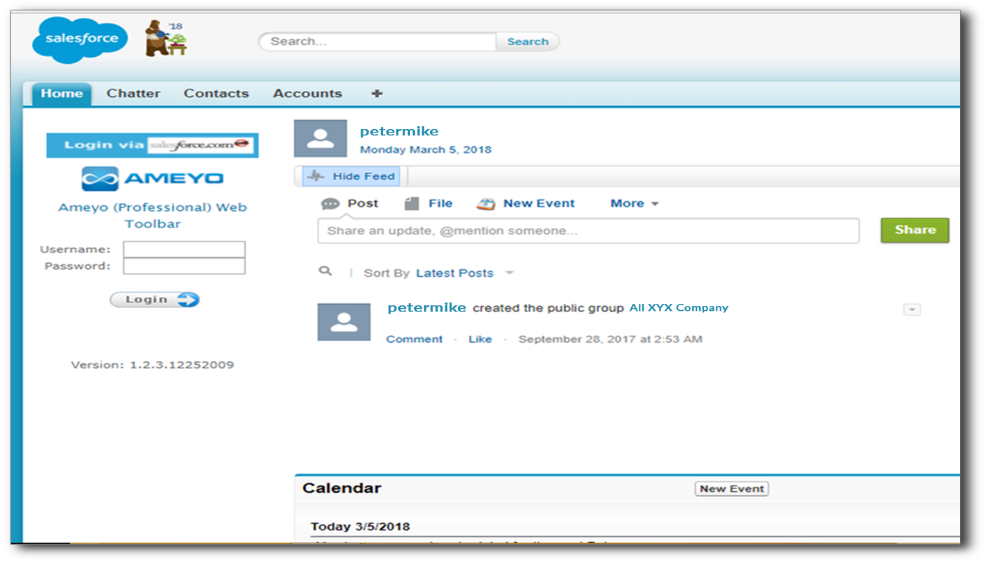 Salesforce Cti Integration With Call Center Software Ameyo